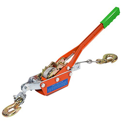 Wire Tightener Double Hook Wire Rope Dual Gear Hand Power Cable Puller ...