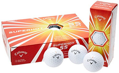 Callaway Superhot 55 Golf Balls, White - Warehousesoverstock