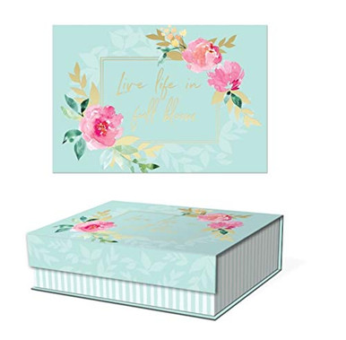 Live Life Floral Rectangular Flap Box by Ashland Small 71673 ...