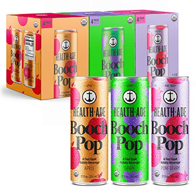 Health-Ade Booch Pop Organic Soda for Gut Health Made with Kombucha ...