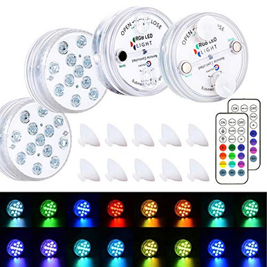 Homly Updated Underwater Pool Light Remote Control RF 200ft Far Pool ...
