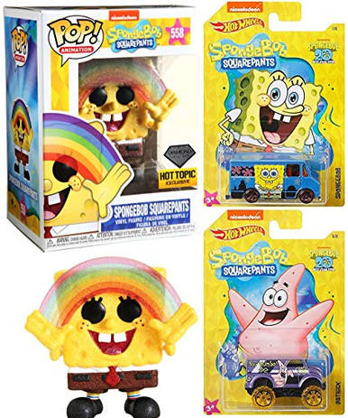 Hot Wheels Rainbow Bob Spongebob Squarepants Characters Bundled with ...