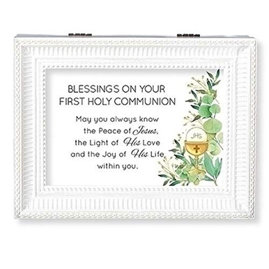 Roman W0175 Holy Communion White Large Box Communion Collection Plastic ...