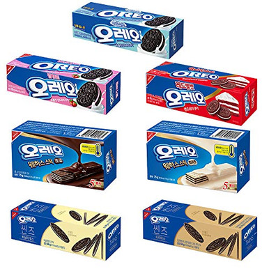 Oreo Variety Cookies Thin Wafer and Sandwich Cracker Chocolate White ...