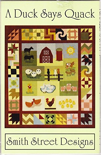 Duck Says Quack Machine Embroidery Design CD from Smith Street Designs ...