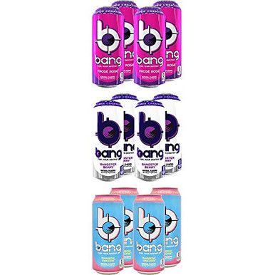 VPX Bang Energy Drink Variety Pack Carbonated Zero Sugar Xtreme Energy ...