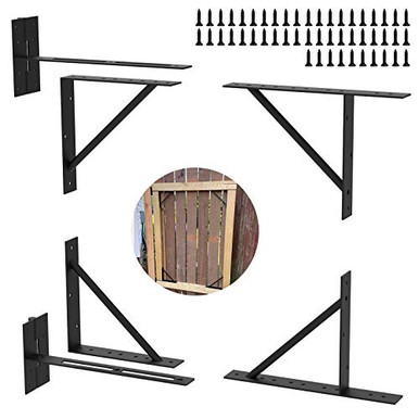 Gate Frame Kit Heavy Duty Adjustable No Sag Gate Kit for Wooden Easy ...