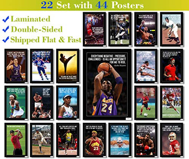 22 Set 44 Posters - Laminated - V8 - Motivational Posters for Classroom ...