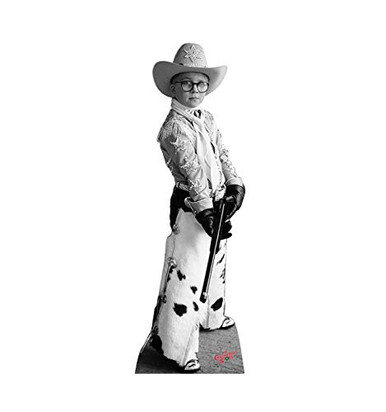 Advanced Graphics Black White Ralphie Life Size Cardboard Cutout ...