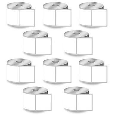 BETCKEY - 3 x 3 Multipurpose Large Square Labels Compatible with Zebra ...