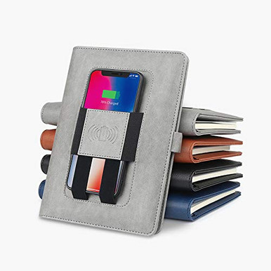 Business Padfolio with Wireless Phone Charging and USB Port Travel ...