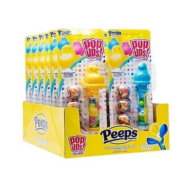 Flix Candy Easter Peeps Pop Ups Blister Cards W-Chupa Chups Lollipops ...