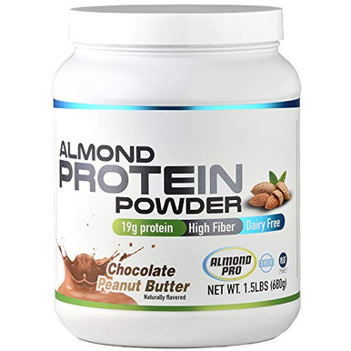 Almond Pro Almond Flavored Protein Powder Vegan Kosher Gluten Free All ...