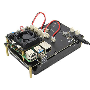 Geekworm Raspberry Pi 4 SATA Adapter 3-5 X832 12V 3-5 inch SATA HDD ...