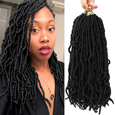24 Inch NU Faux Locs for Soft Locs Crochet Hair Natural Locs Crochet ...