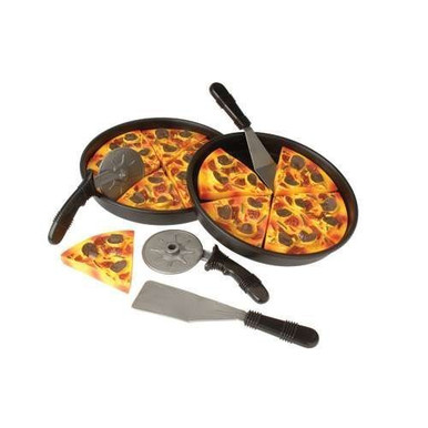Constructive Playthings CPX-862 Double Deep Dish Pizzas - Kid's Pretend ...