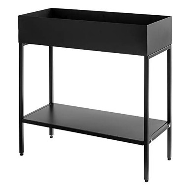 AGTEK 2-Tier Garden Planter Flower Box Stand Iron Flower Pot Holder ...