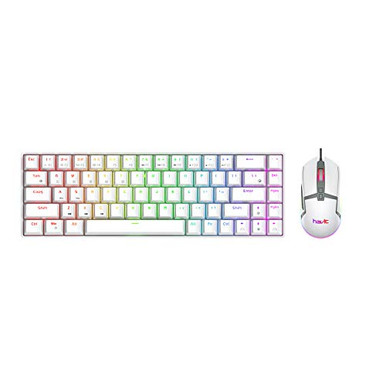 Havit 60 Wireless Mechanical Keyboard and Wired Mouse Bluetooth 5-1 ...