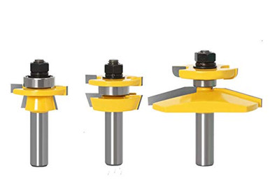 GAFeng Shaker 3 Router Bits Raised Panel Cabinet Door Router Bit Set ...