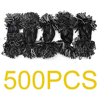 4 5 500Pcs Hang Tag Fasteners Silks and Satin Strings Safety Pin and ...