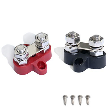 Boeray Dual Heavy-Duty Terminal Studs with Connecting Bus Bar Power ...