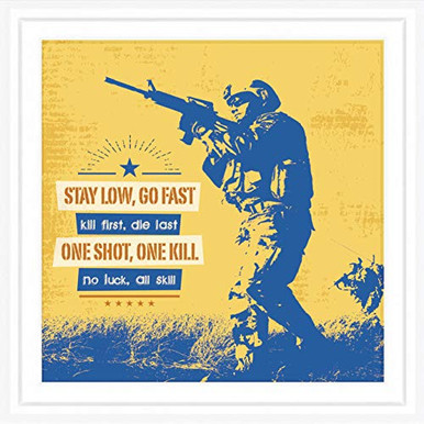FL Marine Corps Gifts - Ideal USMC Wall Art for Home Decor - Retired US ...