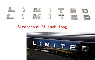 2pcs LIMITED Emblems Side Badges Nameplate 3D Replacement for Limited ...