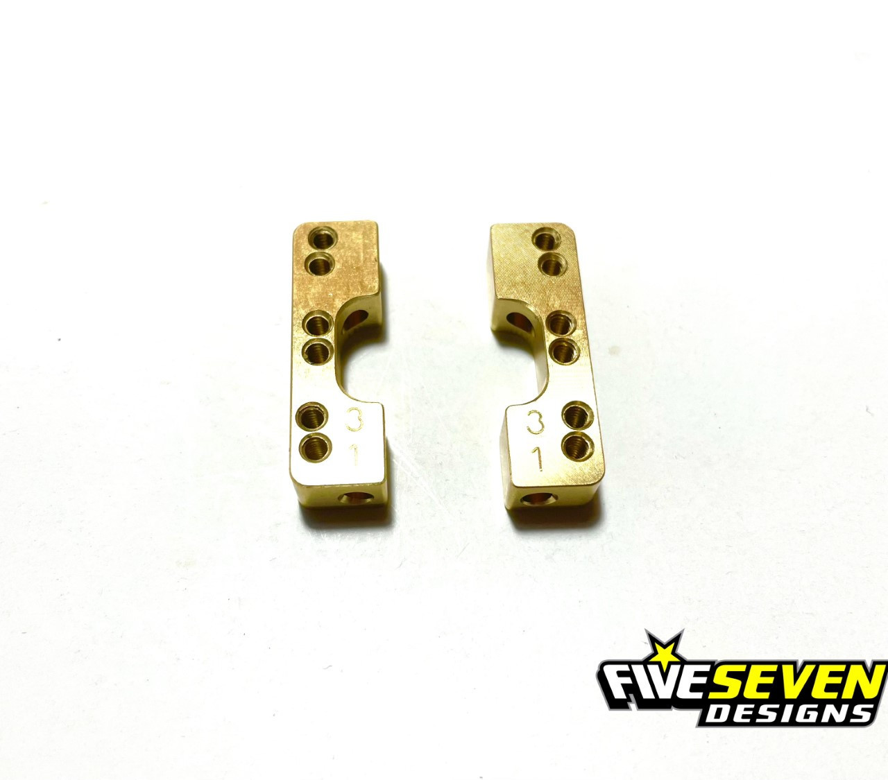 Arrow Brass 0/2 Rear Toe Blocks