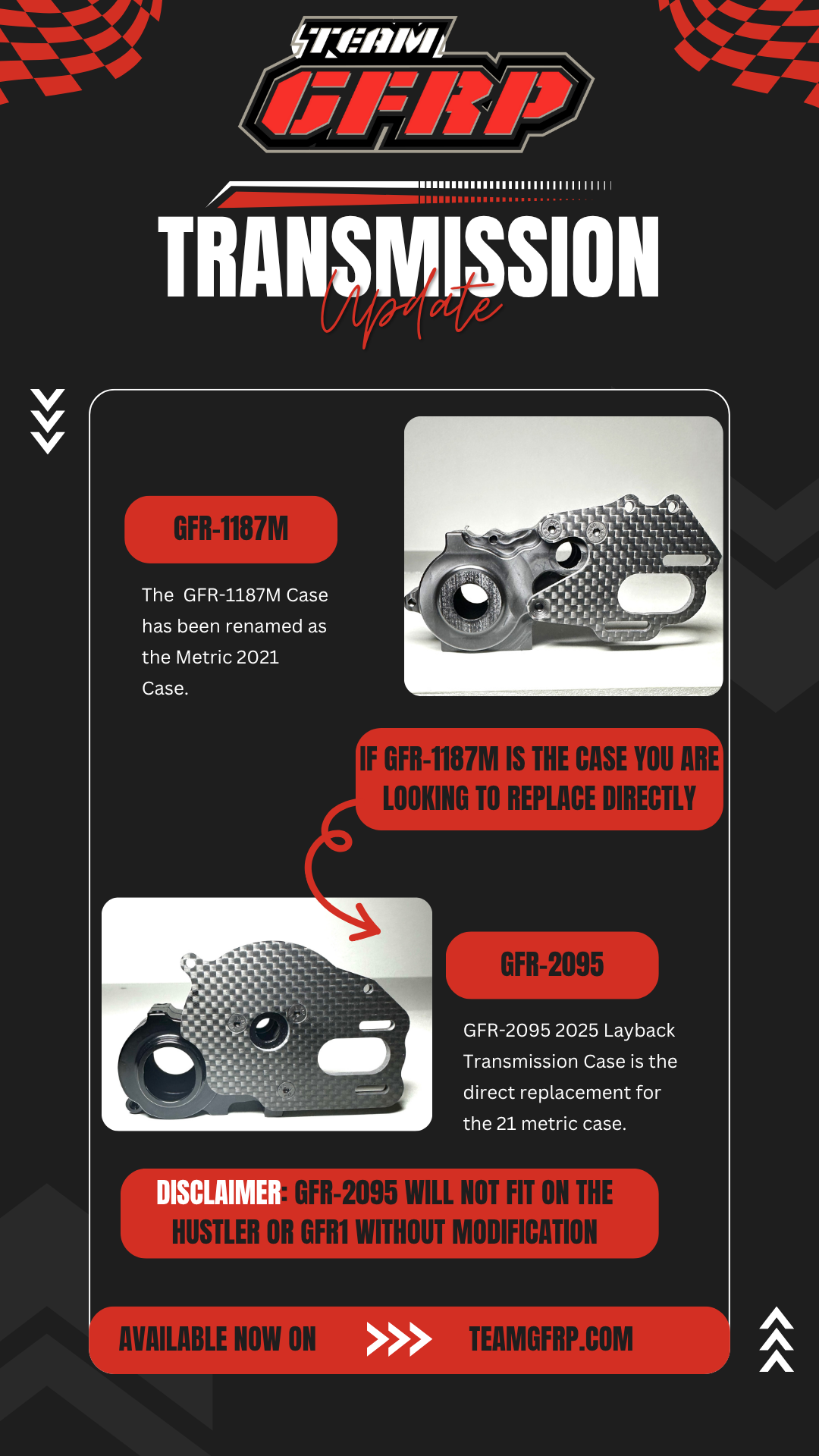Want to Update Your GFR-1187M Case? - Team GFRP