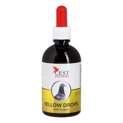 #2925 CEST YELLOW DROPS for PIGEONS, 100ml - Foy's Pet Supplies