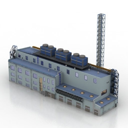 Building TPP 3 MWt N100616 - 3D model