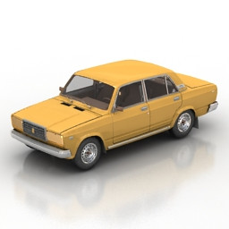 Car VAZ-2107 - 3D model