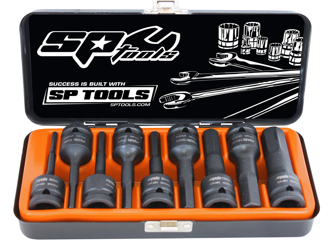 SP Tools 1 2 Dr Inhex Impact Socket Set 9Pc SP20370