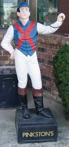 Jockey Boy Statue (unpainted) - Pinkston-s Turf Goods
