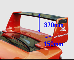 CS978CW3 - Charge Speed 2002-2007 Subaru WRX Full Composite Wing ...