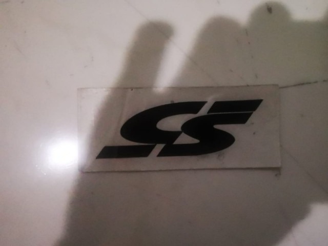 AS34010B - Charge Speed "CS-2 Logo" Decal Sticker Black