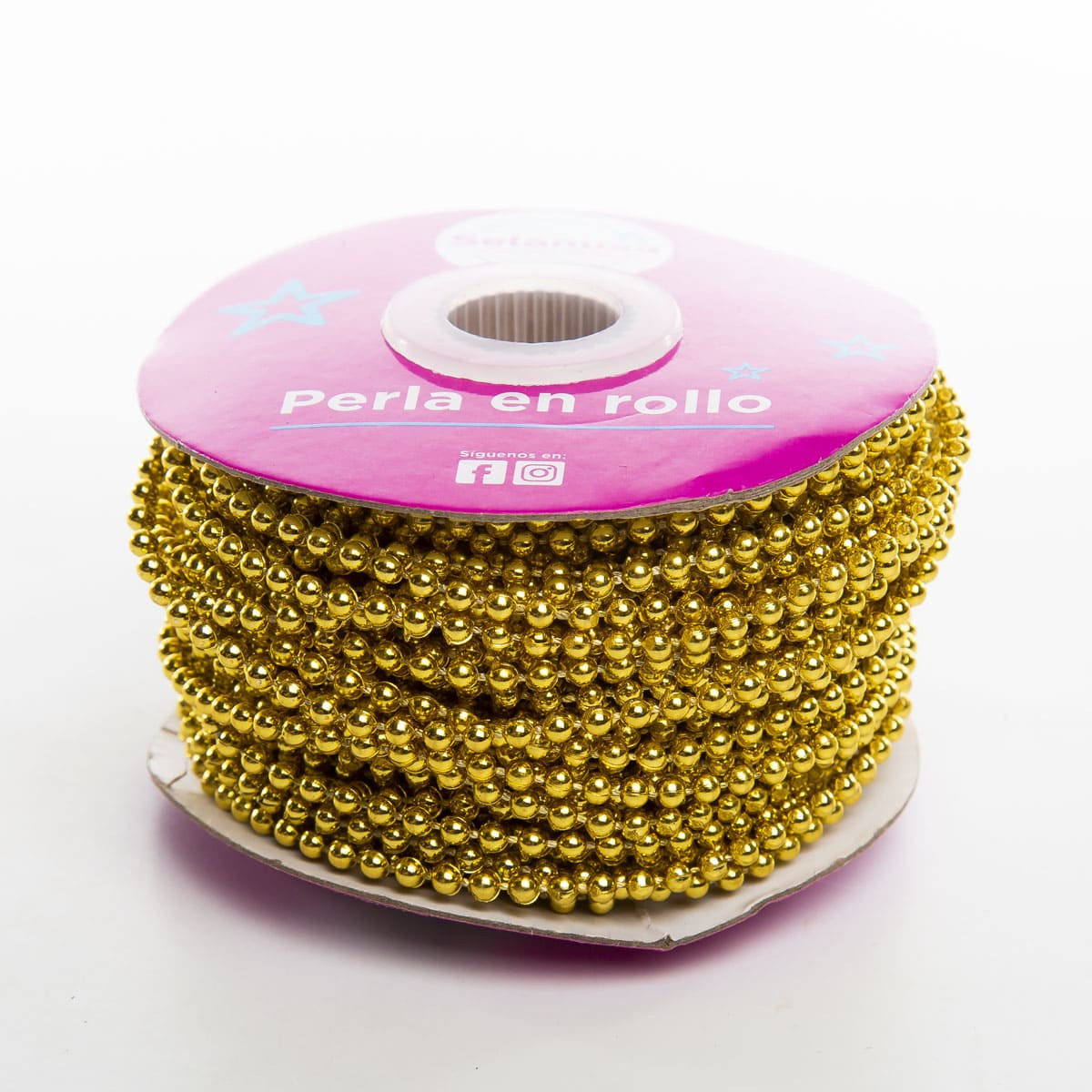 PERLA EN ROLLO COL. METALICO