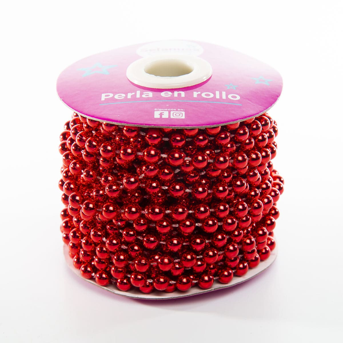 PERLA EN ROLLO COL. METALICO