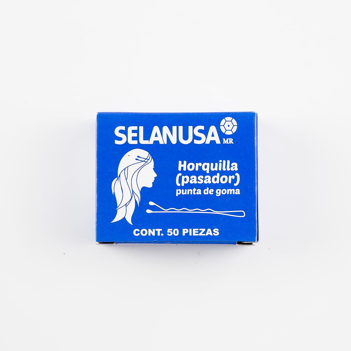 HORQUILLA (PASADOR) PARA EL CABELLO CON PUNTA DE GOMA 20 CAJAS CON 50 PZS.