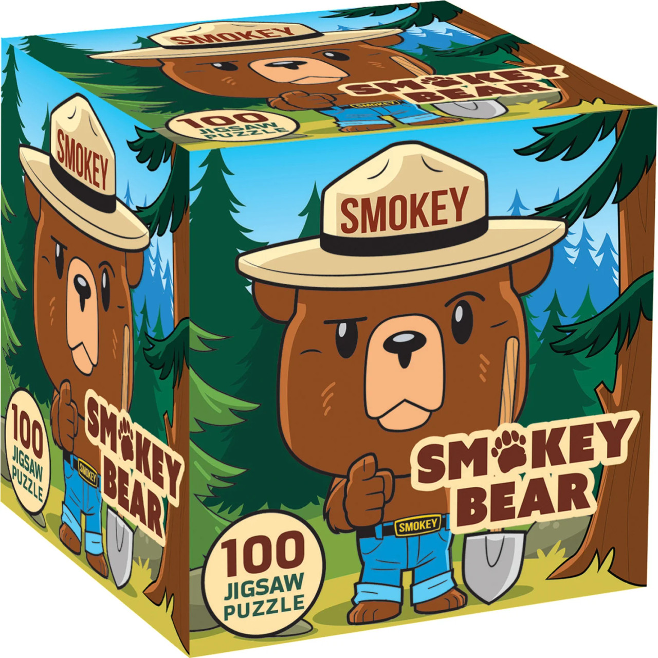 SMOKEY BEAR CUBE PUZZLE - 100 PC | Jake's Country Trading Post