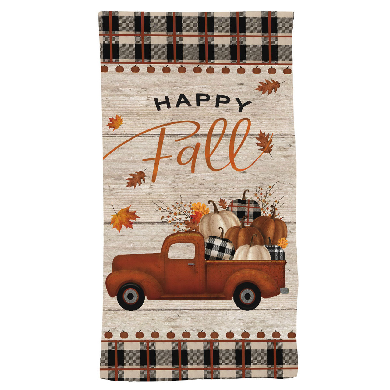 HAPPY FALL PICKUP TRUCK HAND TOWEL | Jake's Country Trading Post