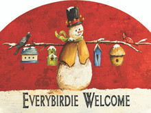 EVERYBIRDIE WELCOME SMALL SLIDER PLAQUE | Jake's Country Trading Post