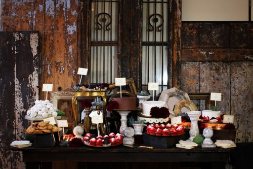 Elegant Wedding Dessert Table