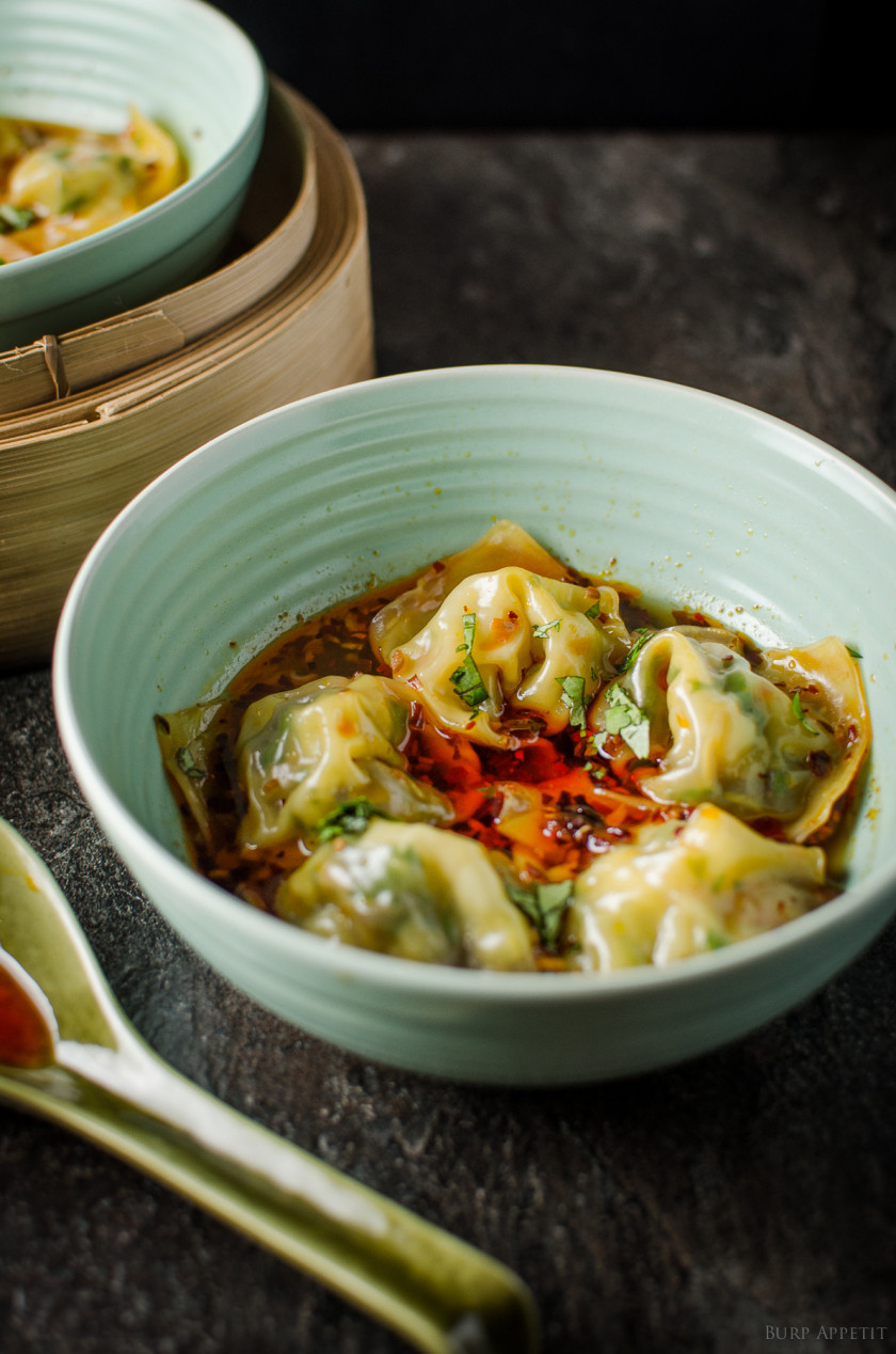 Sichuan Red Oil Wontons Recipe (红油抄手)