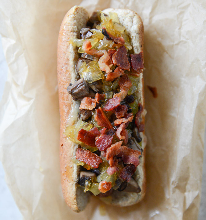 Loaded Cheddar Hot Dogs - (Free Recipe below)