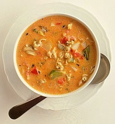 Creamy Conch Chowder with Saffron and Toasted Coconut - (Free Recipe below)