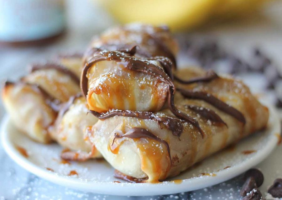 Chocolate and Banana Lumpia Turòn - (Free Recipe below)