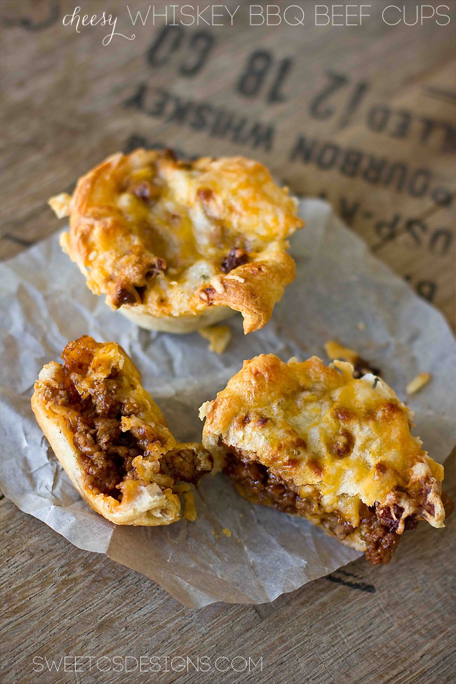 Bourbon BBQ Beef Cups - (Free Recipe below)