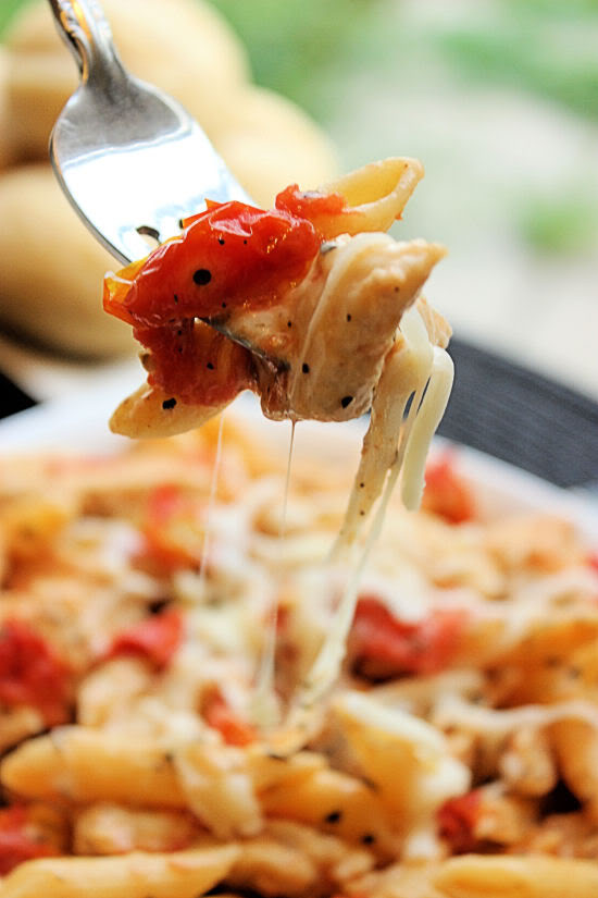 Grilled Chicken Penne al Fresco - (Free Recipe below)