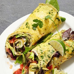 Omelet Wrap - (Free Recipe below)